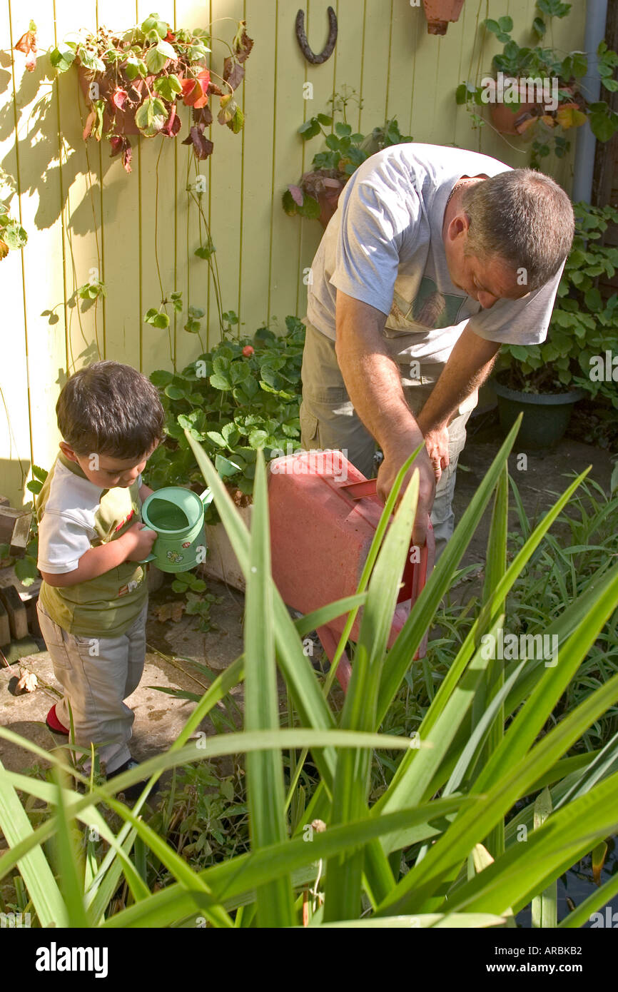 Child Copying Father High Resolution Stock Photography and Images - Alamy