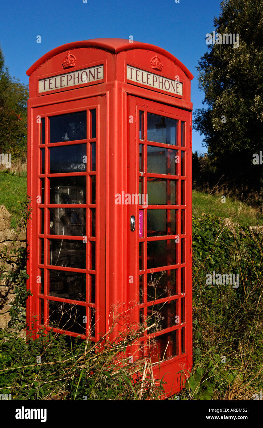 Red telephone box Stock Photo - Alamy