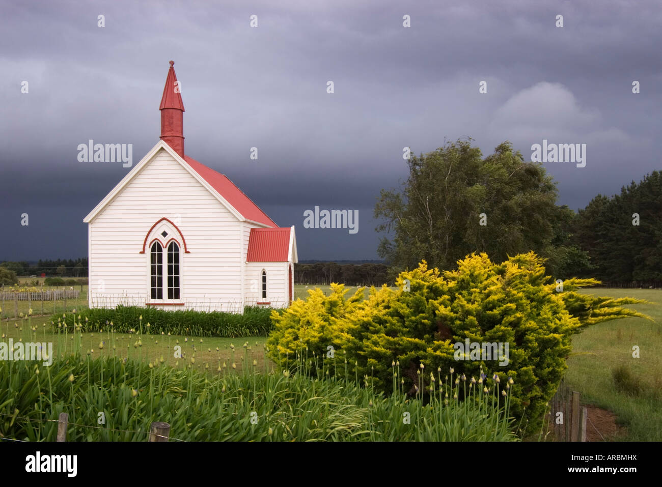 Historic Pirinoa Church, South Wairarapa, New Zealand Stock Photo - Alamy