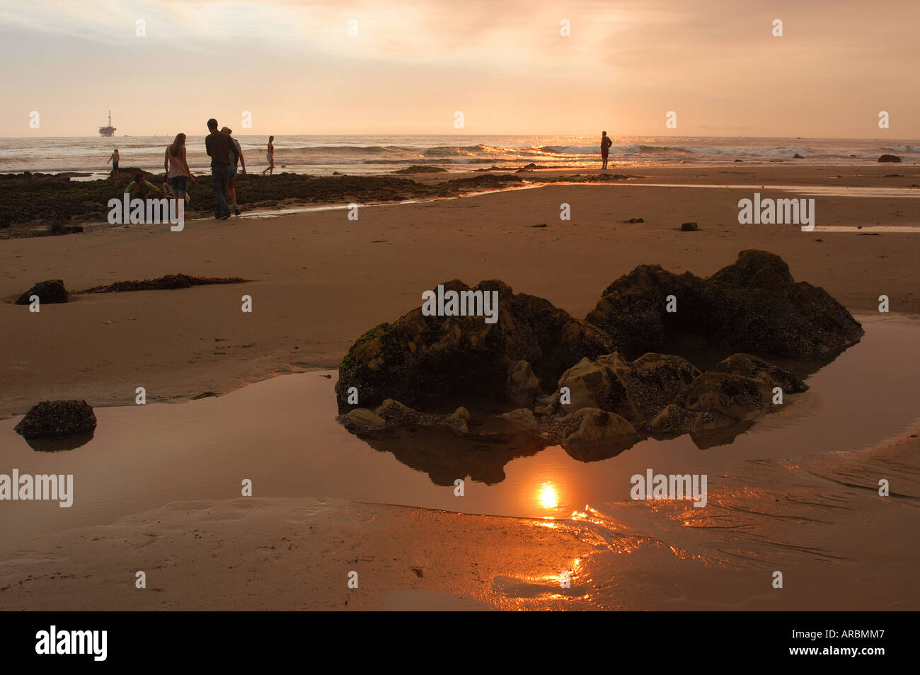 Coal Oil Point Stock Photo - Alamy