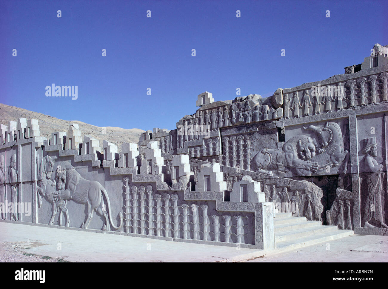 Stairway, Persepolis, UNESCO World Heritage Site, Iran, Middle East ...