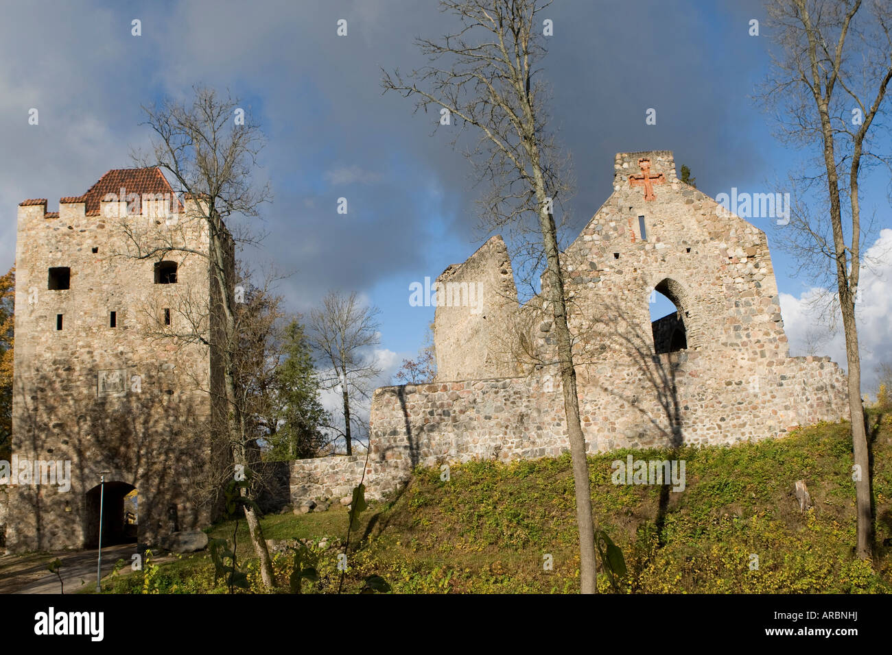 Sigulda castle fall hi-res stock photography and images - Alamy