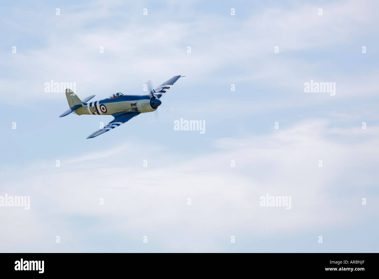 Royal Navy Historic Flight Fleet Air Arm Sea Fury FB11 flown by ...