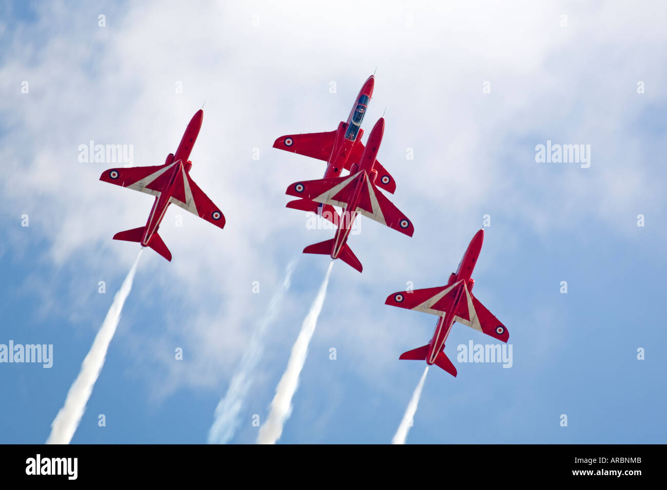 RAF Red Arrows Royal Air Force Aerobatic Team Stock Photo - Alamy