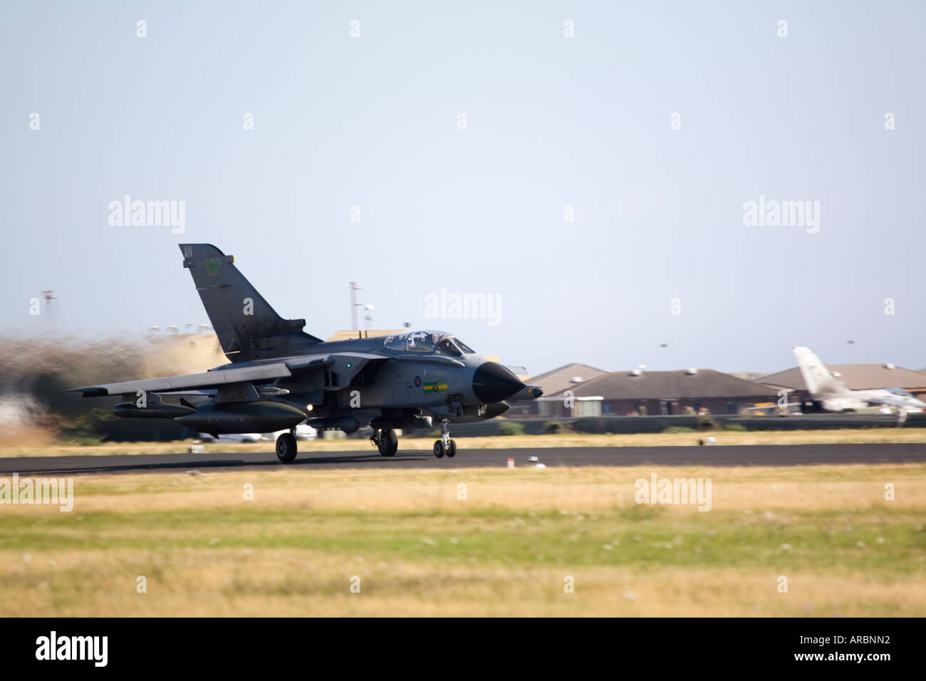 RAF Tornado GR4 617 Squadron take off afterburner Stock Photo - Alamy