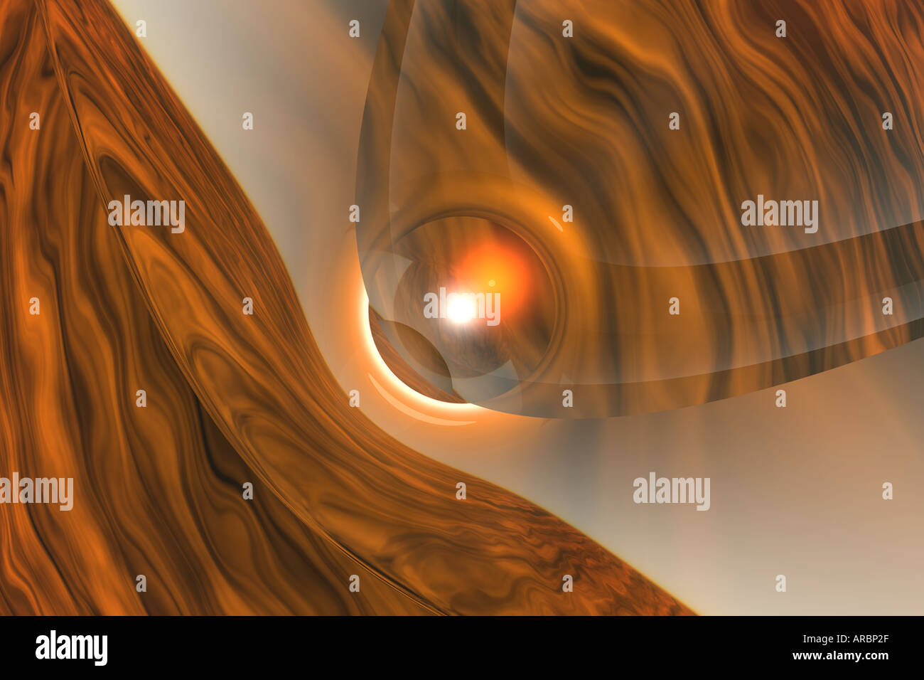 Intersection of two cones Stock Photo - Alamy