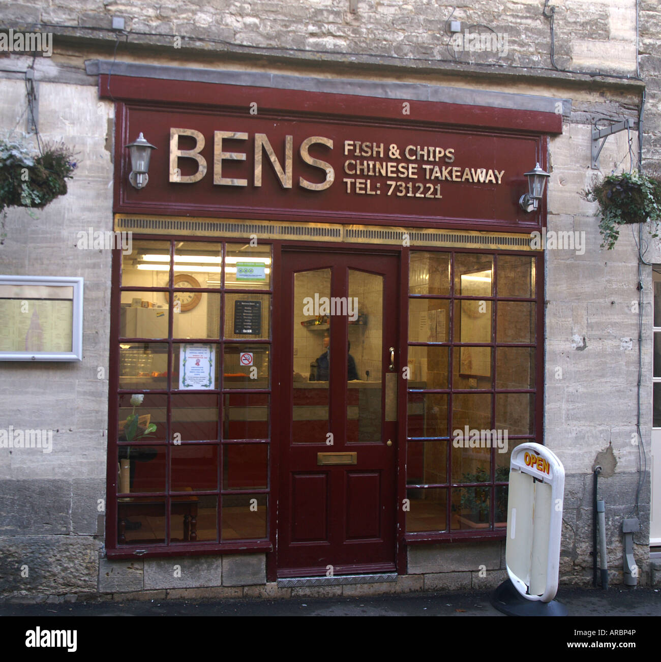 Bens Chip Shop Minchinhampton Gloucestershire Stock Photo - Alamy