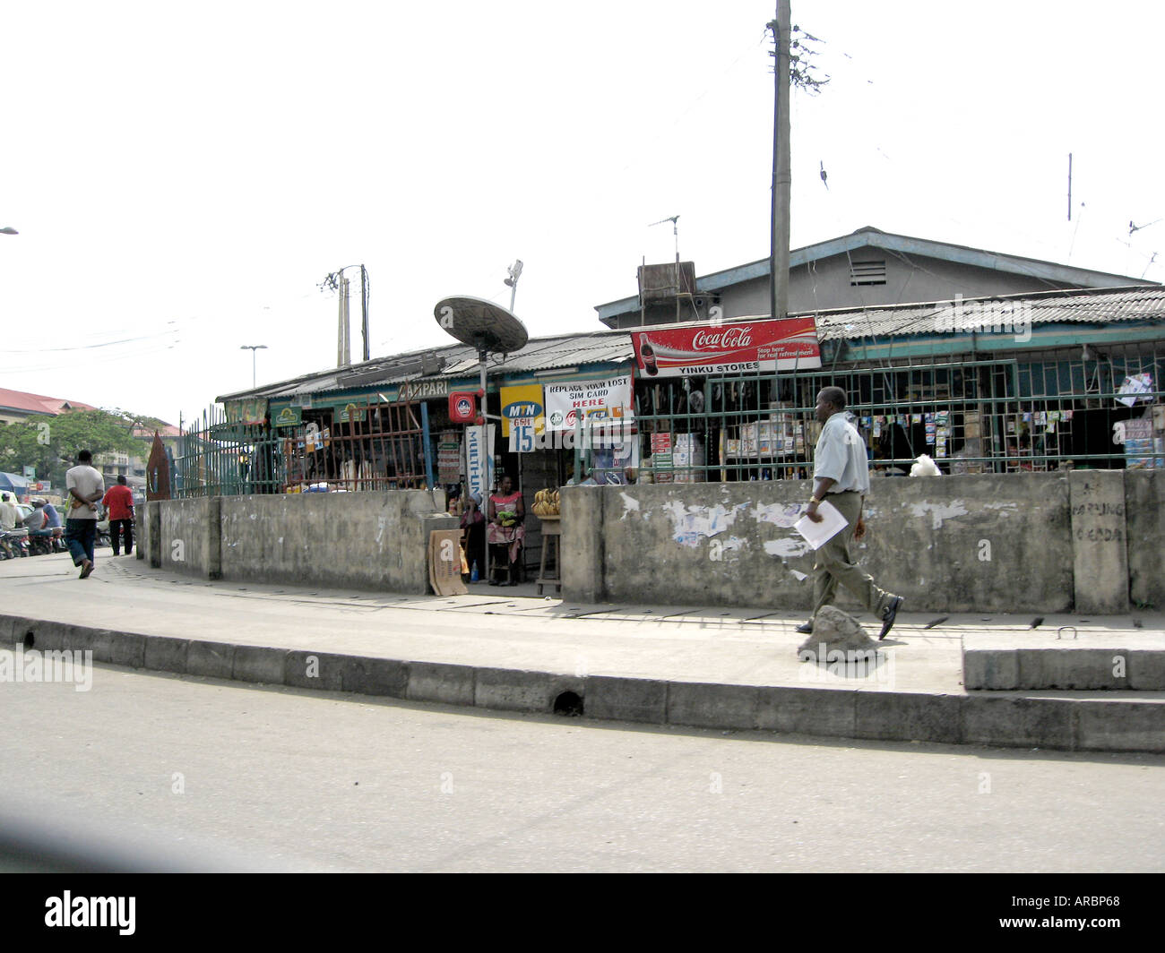 street scene, Lagos, Nigeria Stock Photo - Alamy