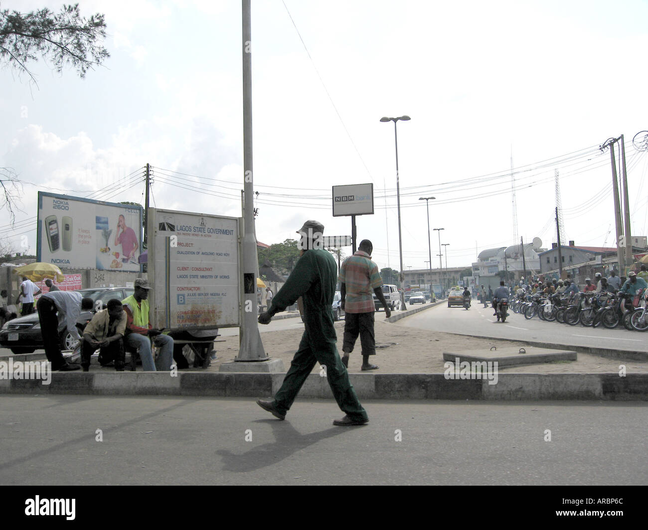 street scene, Lagos, Nigeria Stock Photo - Alamy
