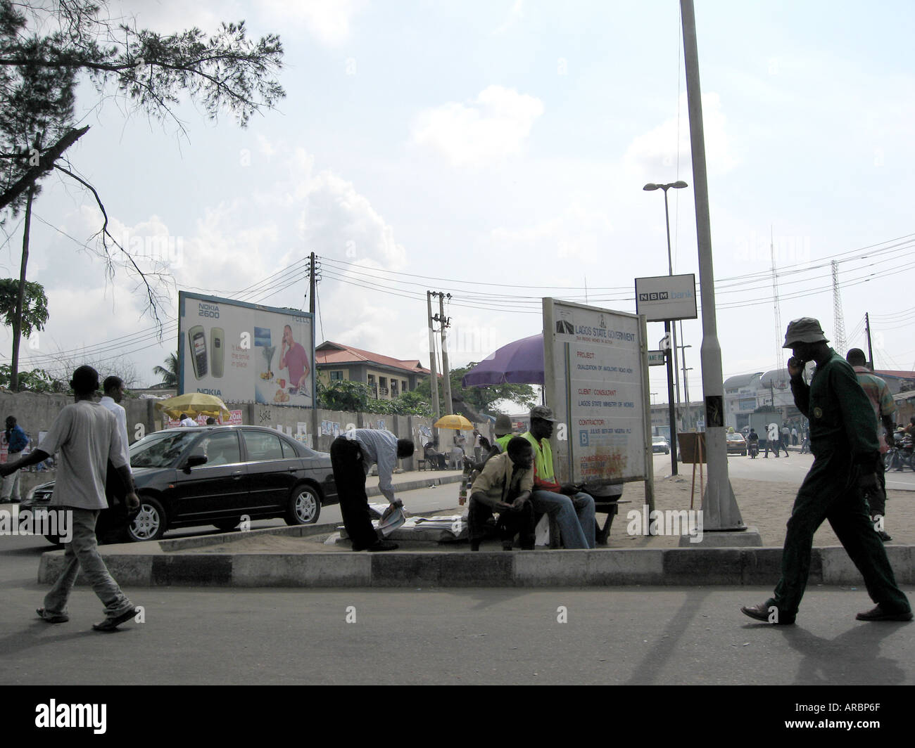 street scene, Lagos, Nigeria Stock Photo - Alamy