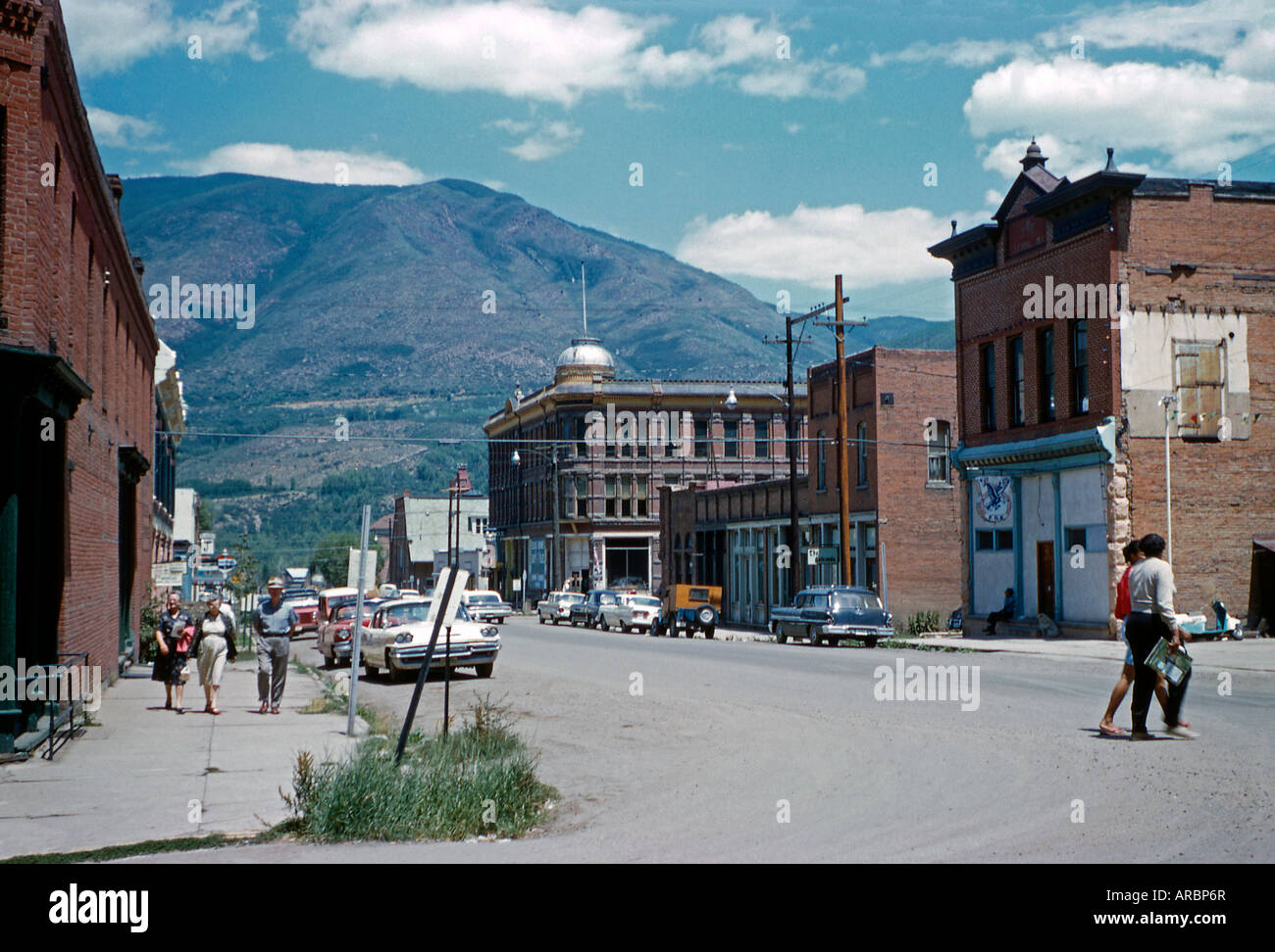 South Galena Street, Aspen, Colorado, USA, 1960 Stock Photo - Alamy