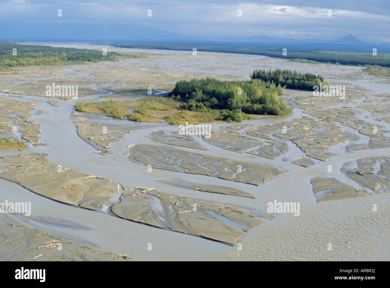 Braided river delta hi-res stock photography and images - Alamy