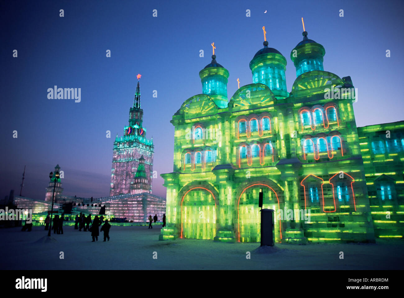 Harbin ice festival hi-res stock photography and images - Alamy