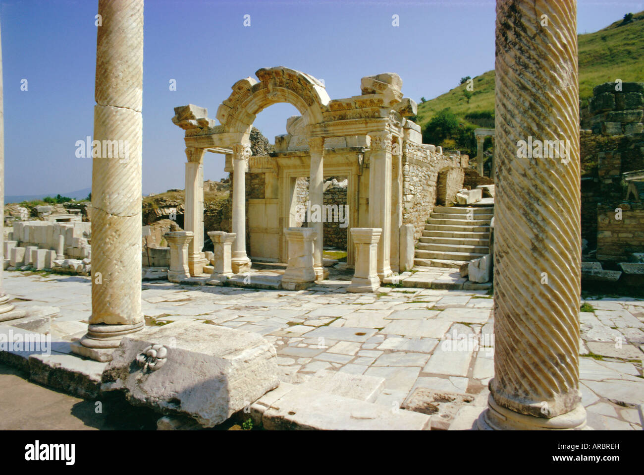 Hadrians temple hi-res stock photography and images - Alamy