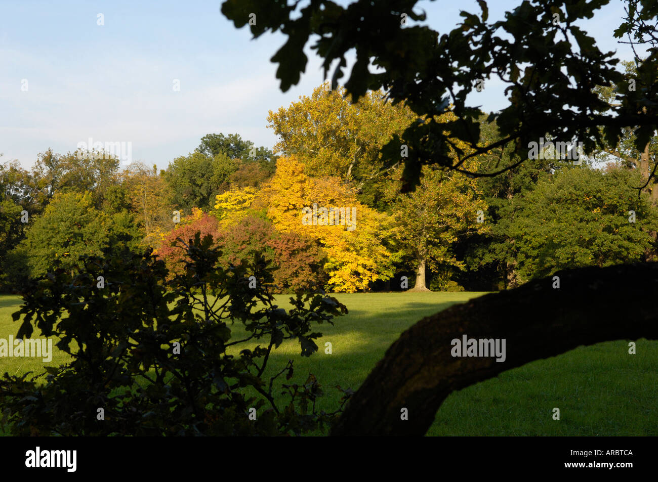 UNESCO World Heritage, Lednice, landscape garden Stock Photo - Alamy