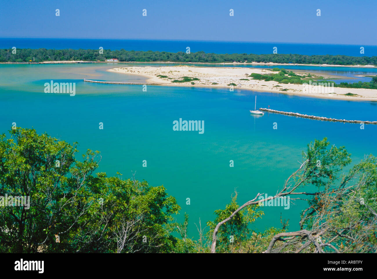 Lakes Entrance, Australia's largest inland waterway on the coast of ...