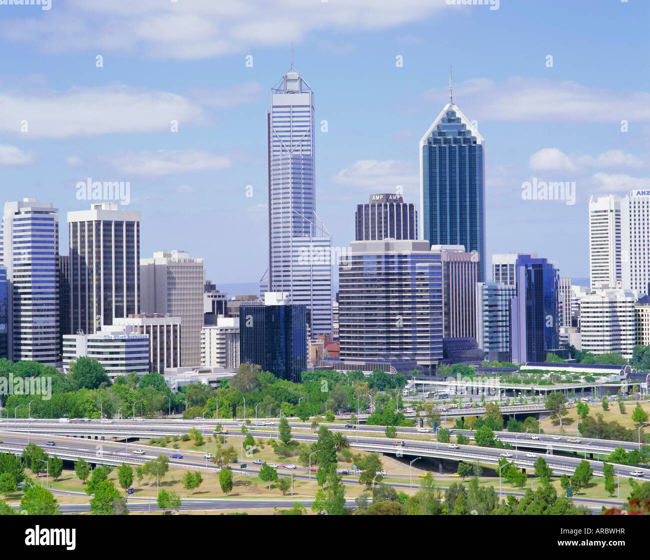 Perth city skyline daytime hi-res stock photography and images - Alamy