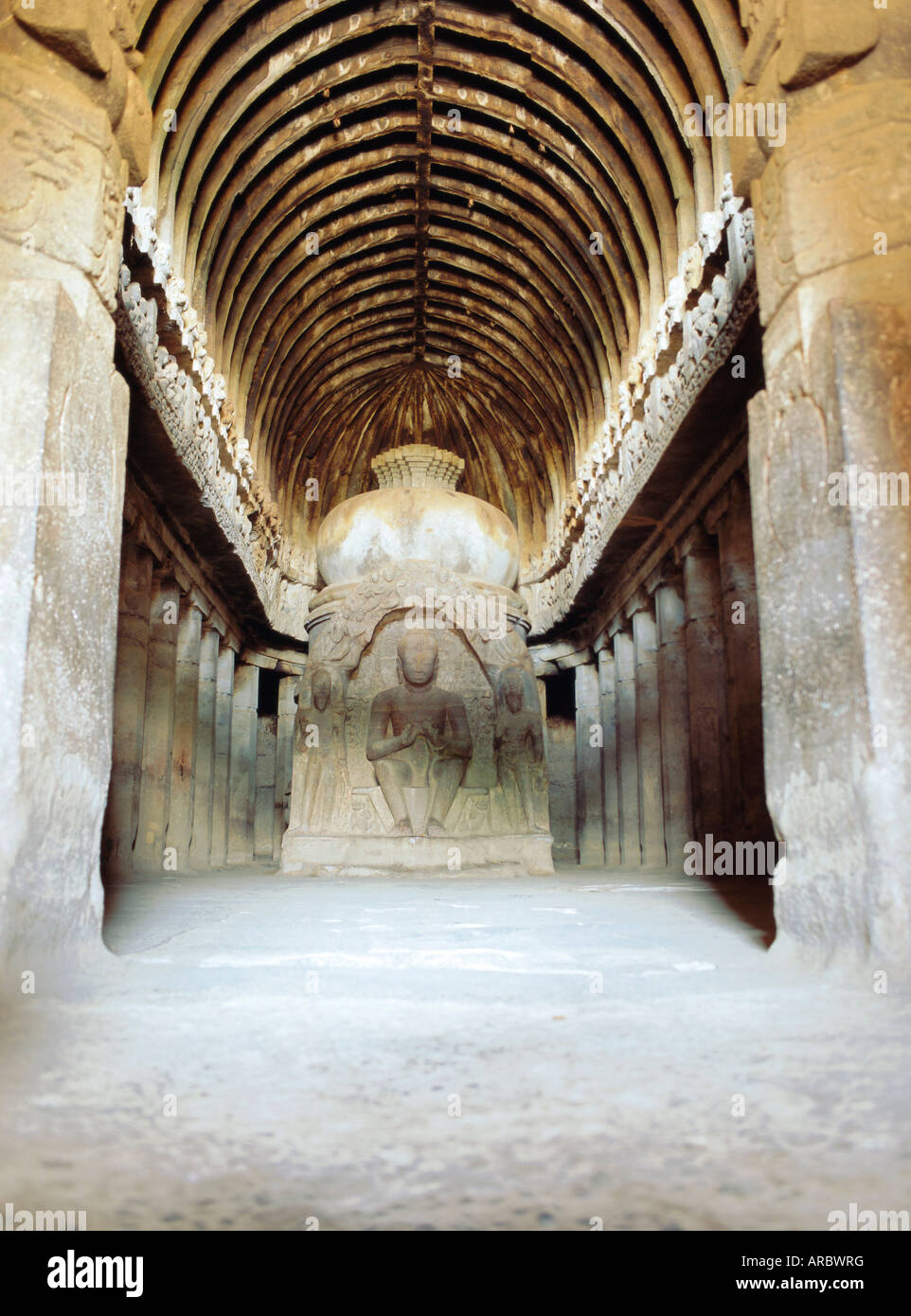 Buddhist chaitya hall hi-res stock photography and images - Alamy