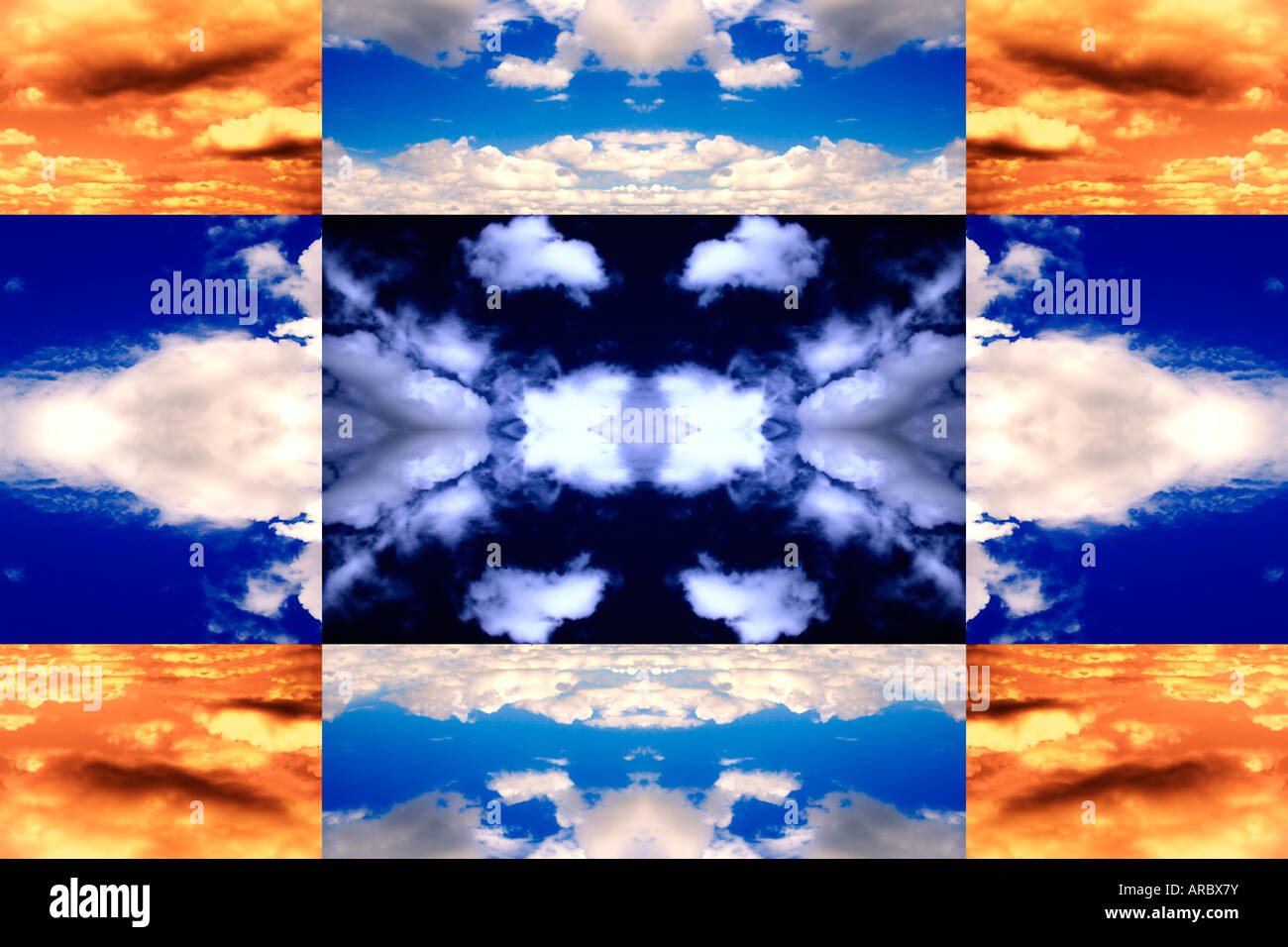 Different sky backgrounds Stock Photo - Alamy