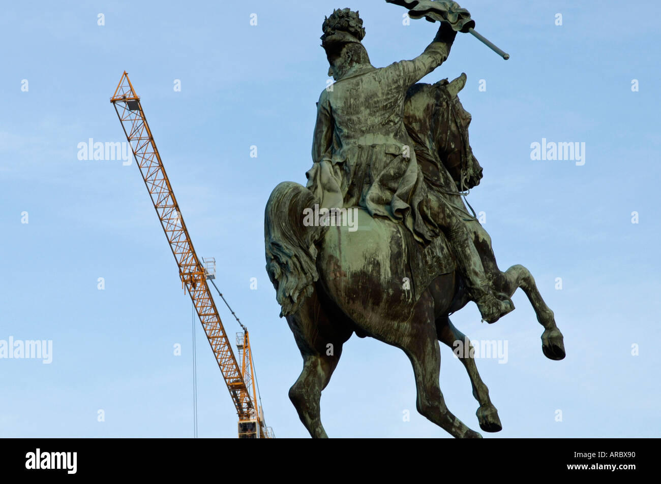 statue, rider on a horse Stock Photo - Alamy