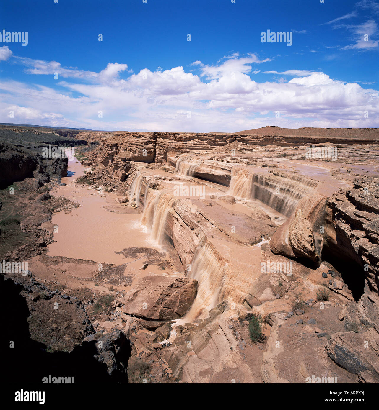 Chocolate Falls near Flagstaff, Arizona, United States of America (U.S ...