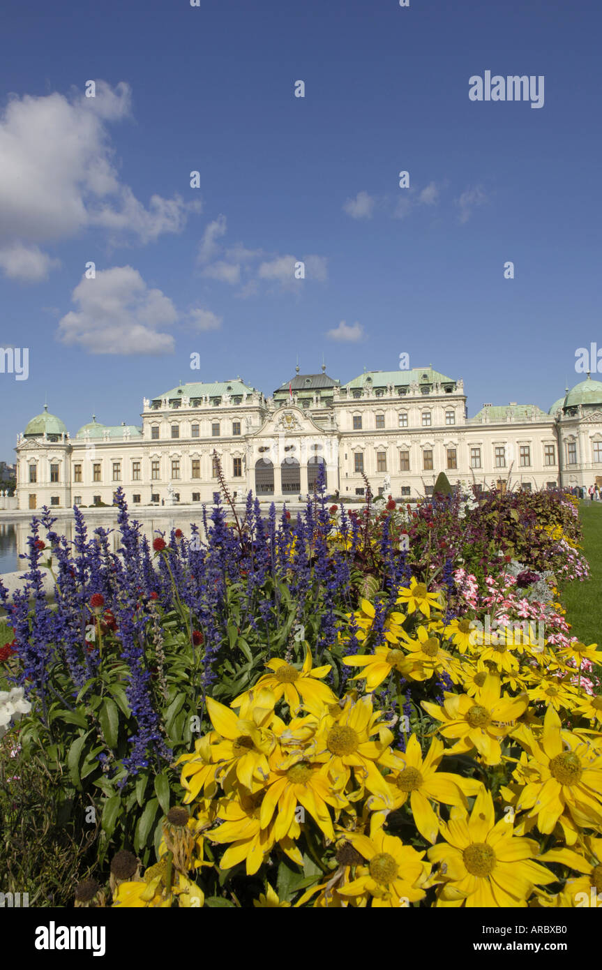 Vienna, castle Belvedere, Upper Belvedere Stock Photo - Alamy