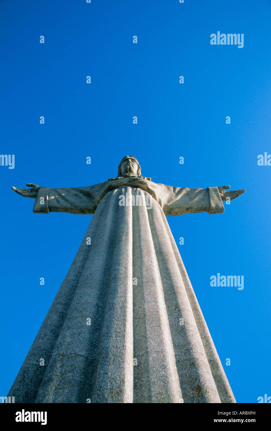 Christo Rei (28m tall), statue of Christ, in Cacilhas suburb across the ...
