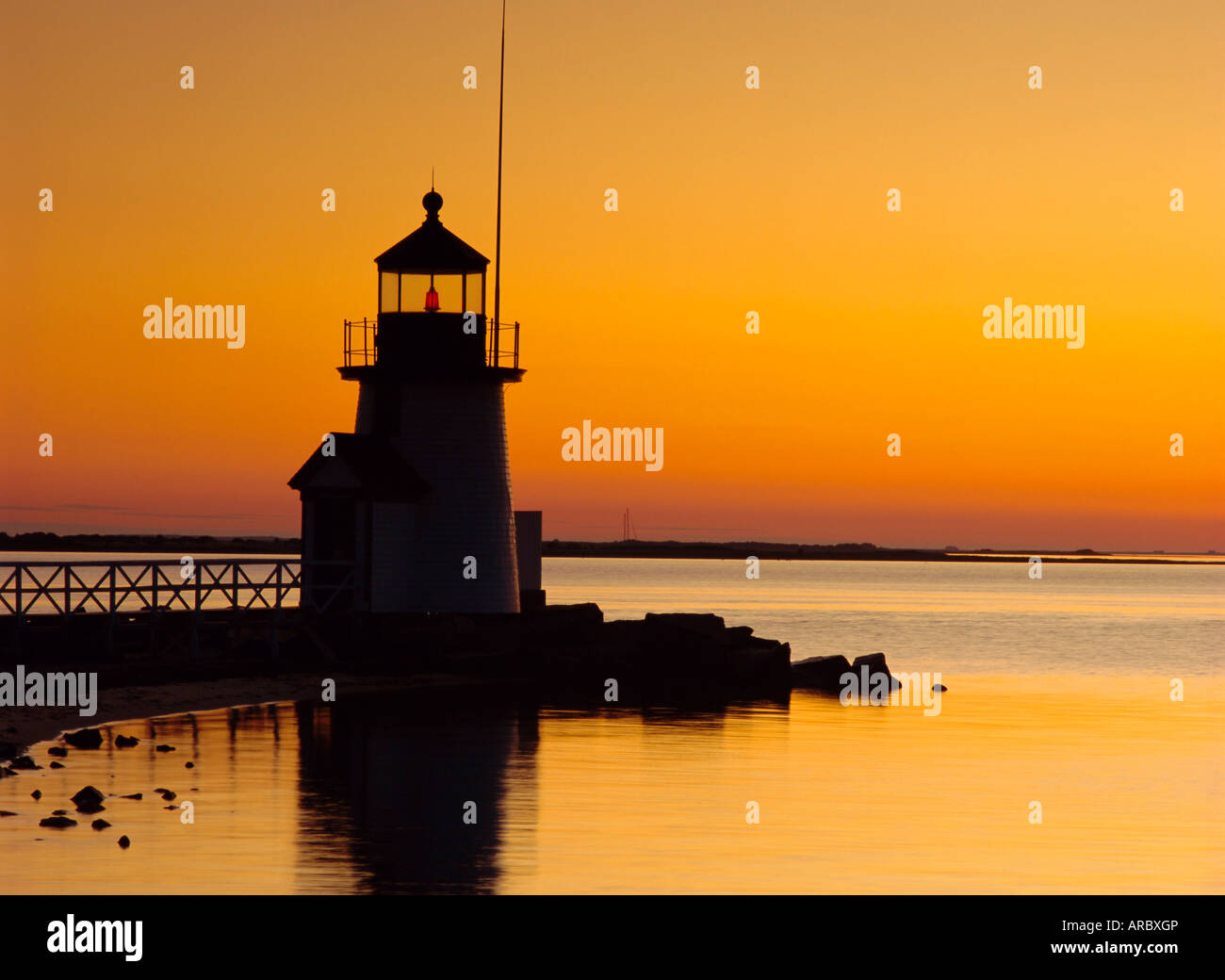 Brant Point Lighthouse, Nantucket, Massachusetts, USA Stock Photo - Alamy