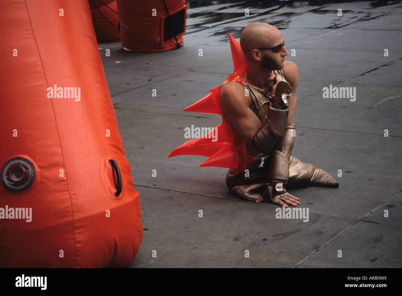 Disabled Artist Performing Stock Photo - Alamy