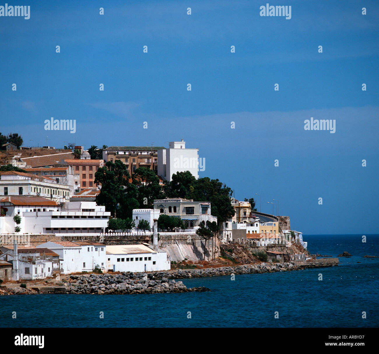 Ceuta in Morocco North Africa belongs to Spain View of the city of ...