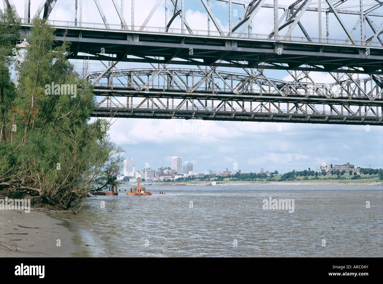 Mississippi River, Memphis, Tennessee, United States of America (U.S.A ...