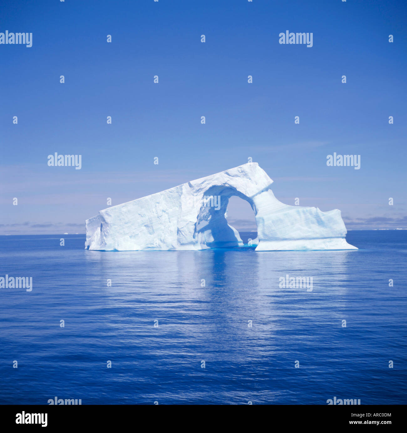 Arched iceberg, Antarctica Stock Photo - Alamy