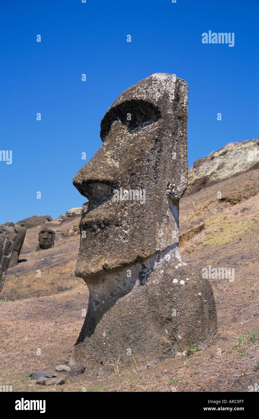 Rano raraku crater hi-res stock photography and images - Alamy