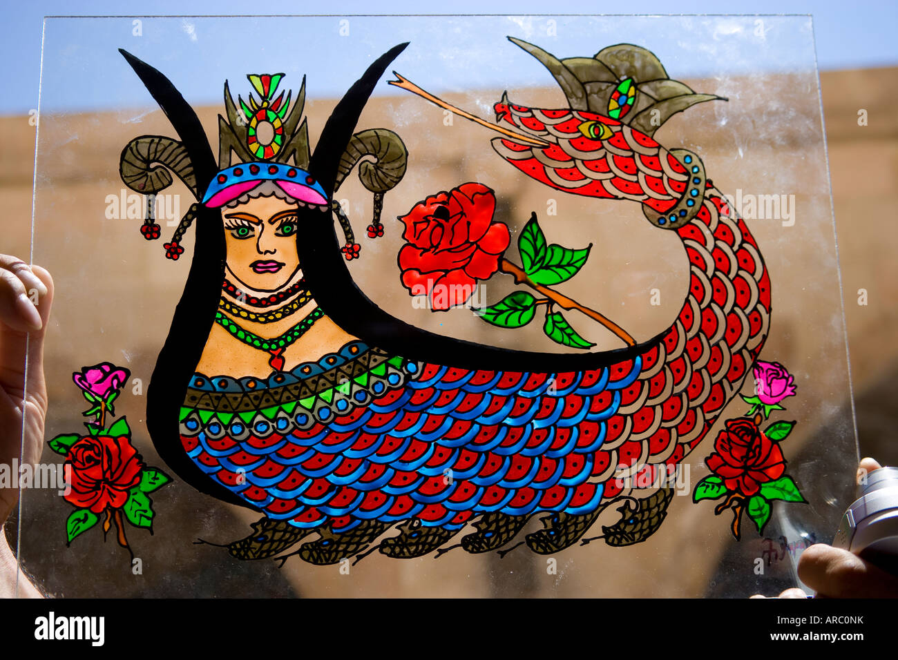 Painted On Glass Stock Photos & Painted On Glass Stock Images - Alamy