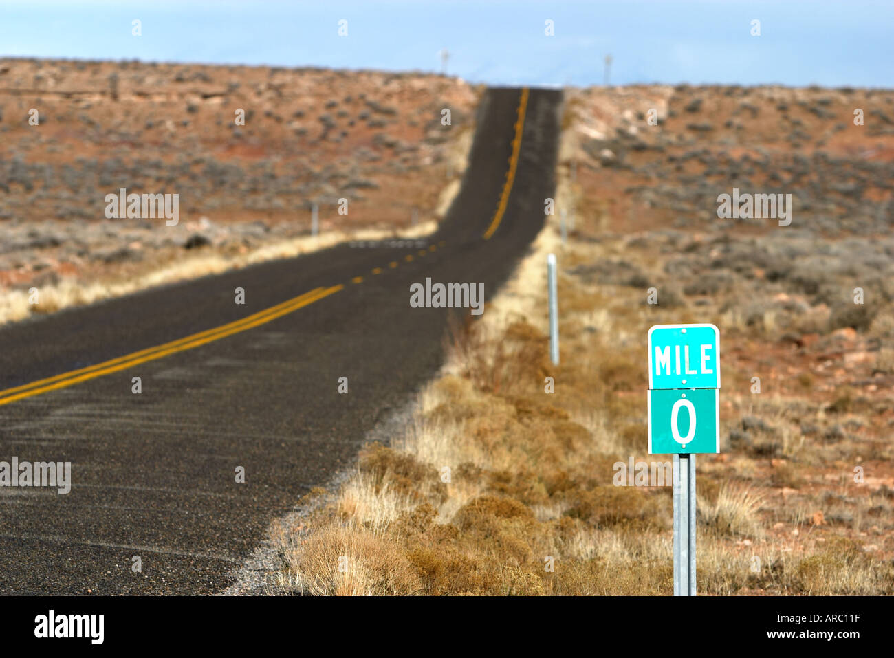 Mile zero sign hi-res stock photography and images - Alamy