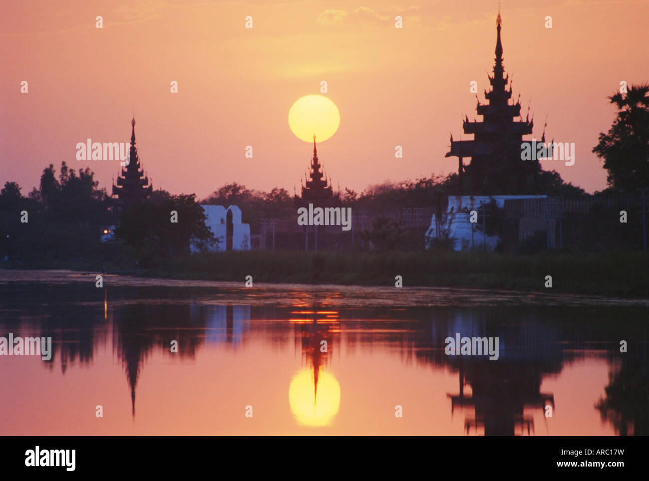 Sunset, Mandalay, Myanmar (Burma), Asia Stock Photo - Alamy