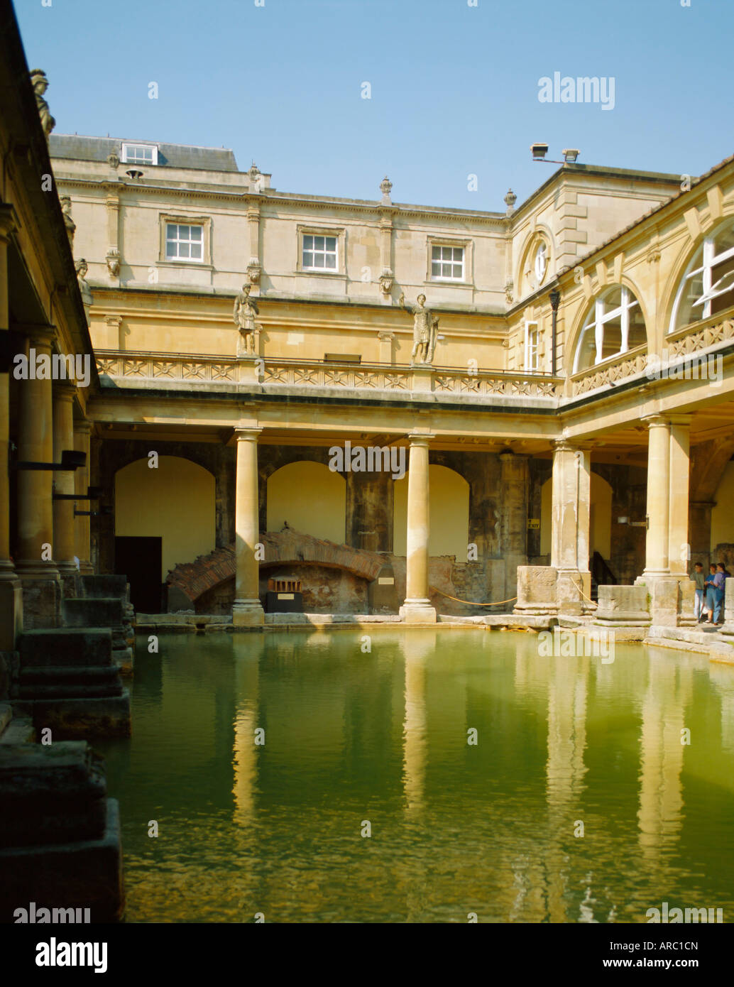 Roman baths at bath hi-res stock photography and images - Alamy