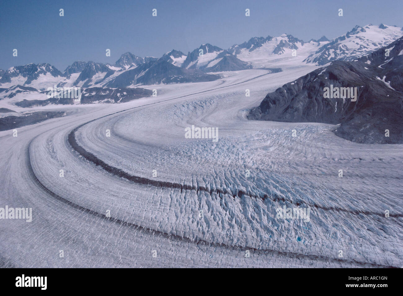 Icefields, Alaska, USA Stock Photo - Alamy