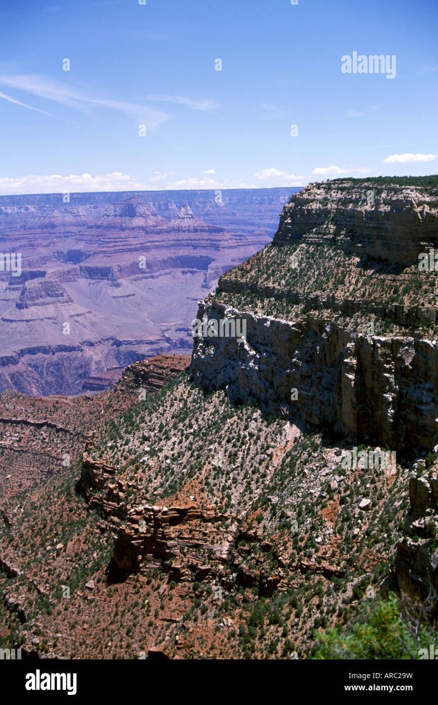 AZ Scenic from South Rim of Grand Canyon National Park Arizona erosion ...