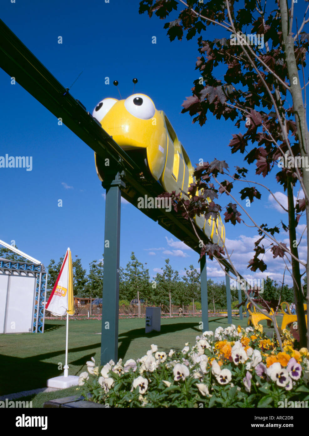 Monorail train; National Garden Festival, Gateshead, Tyne and Wear ...
