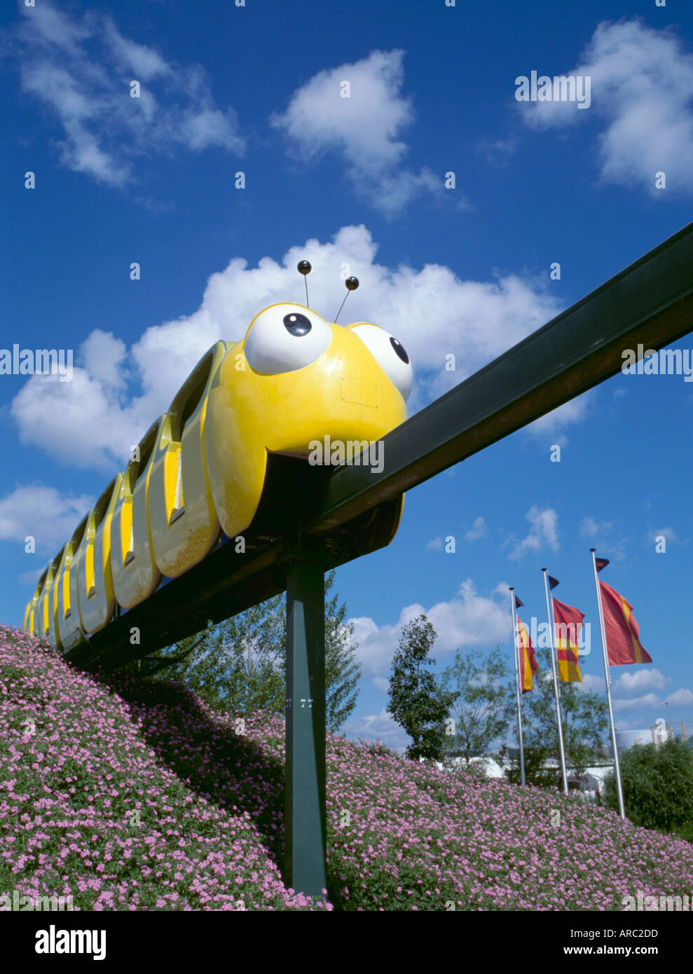 Monorail train, National Garden Festival, Gateshead, Tyne and Wear ...