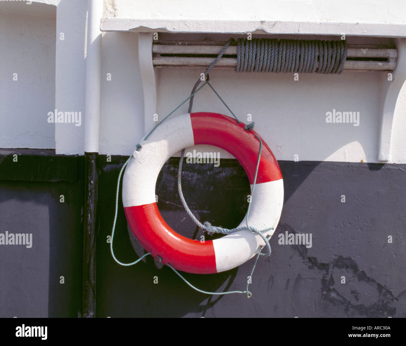 Circular lifebelt hi-res stock photography and images - Alamy