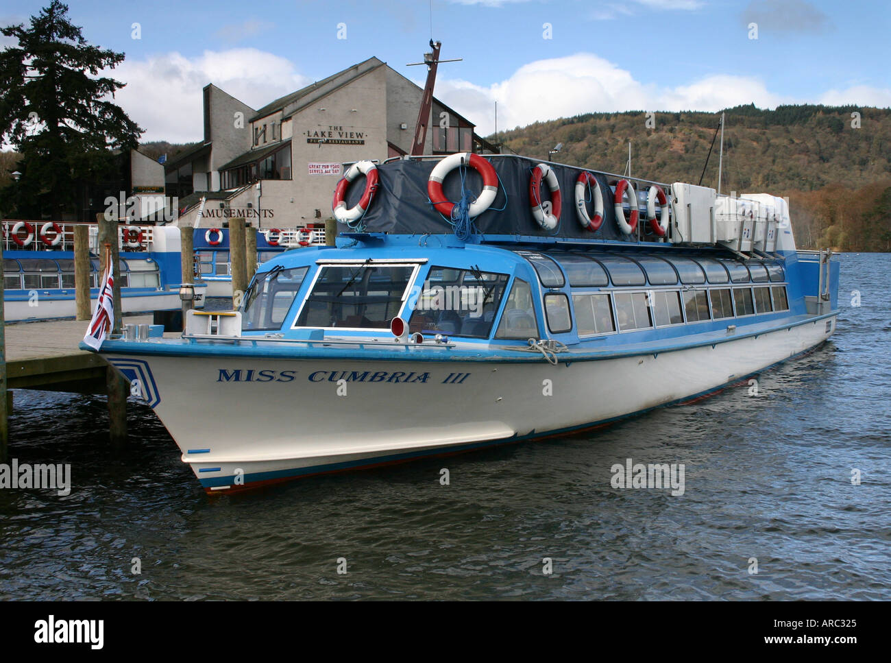 Windermere Lake Cruiser at Bowness Stock Photo - Alamy