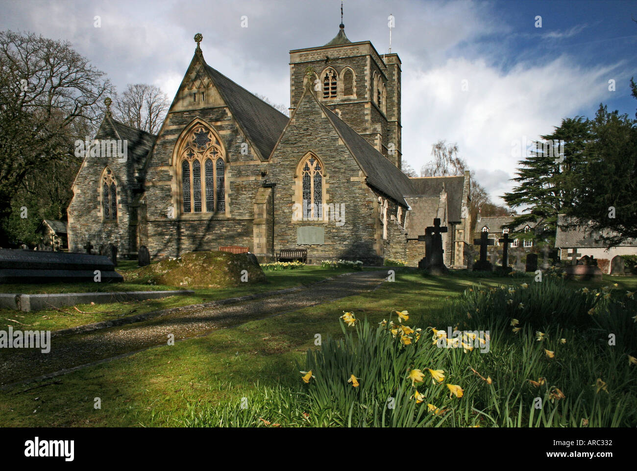 St Marys Church Windermere Stock Photo - Alamy