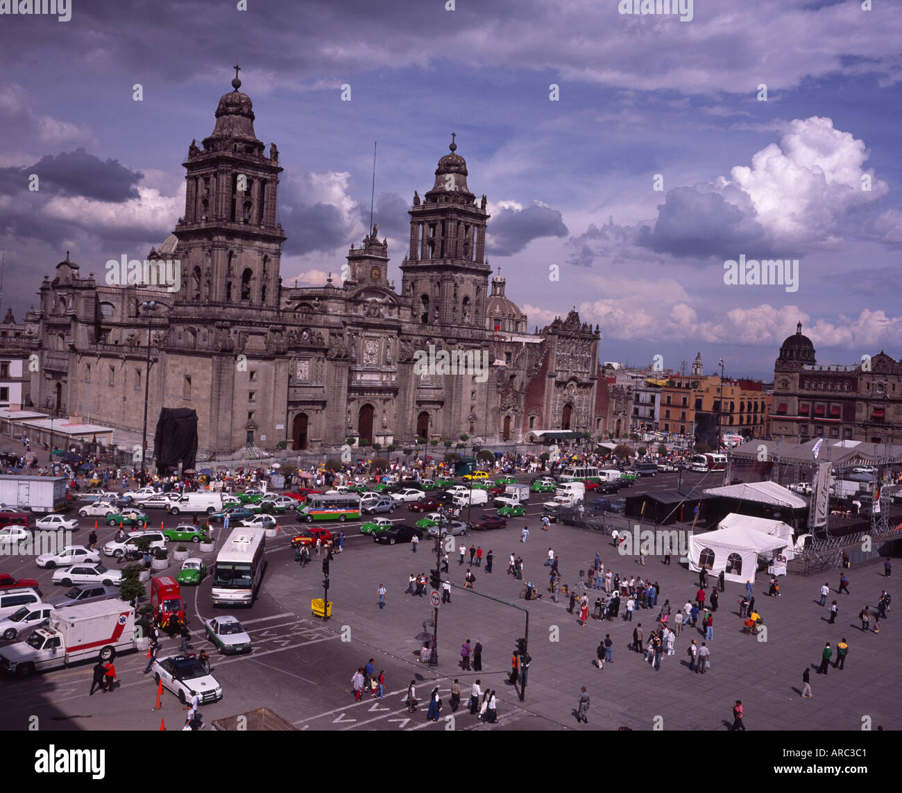Catedral Metropolitana Zocalo Mexico City Mexico Stock Photo - Alamy