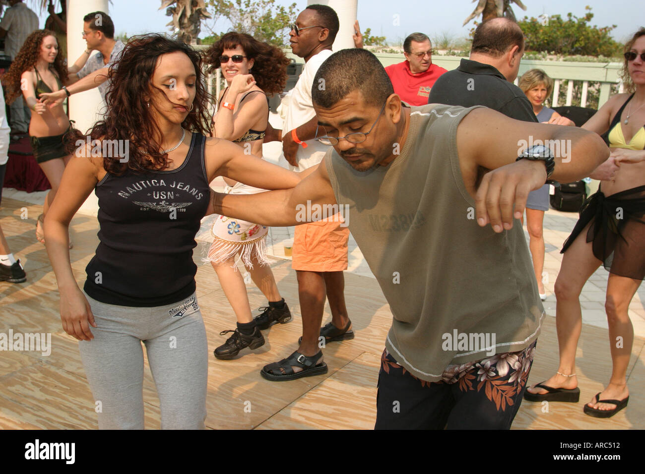 Florida miami beach deauville beach resort hotel hi-res stock ...