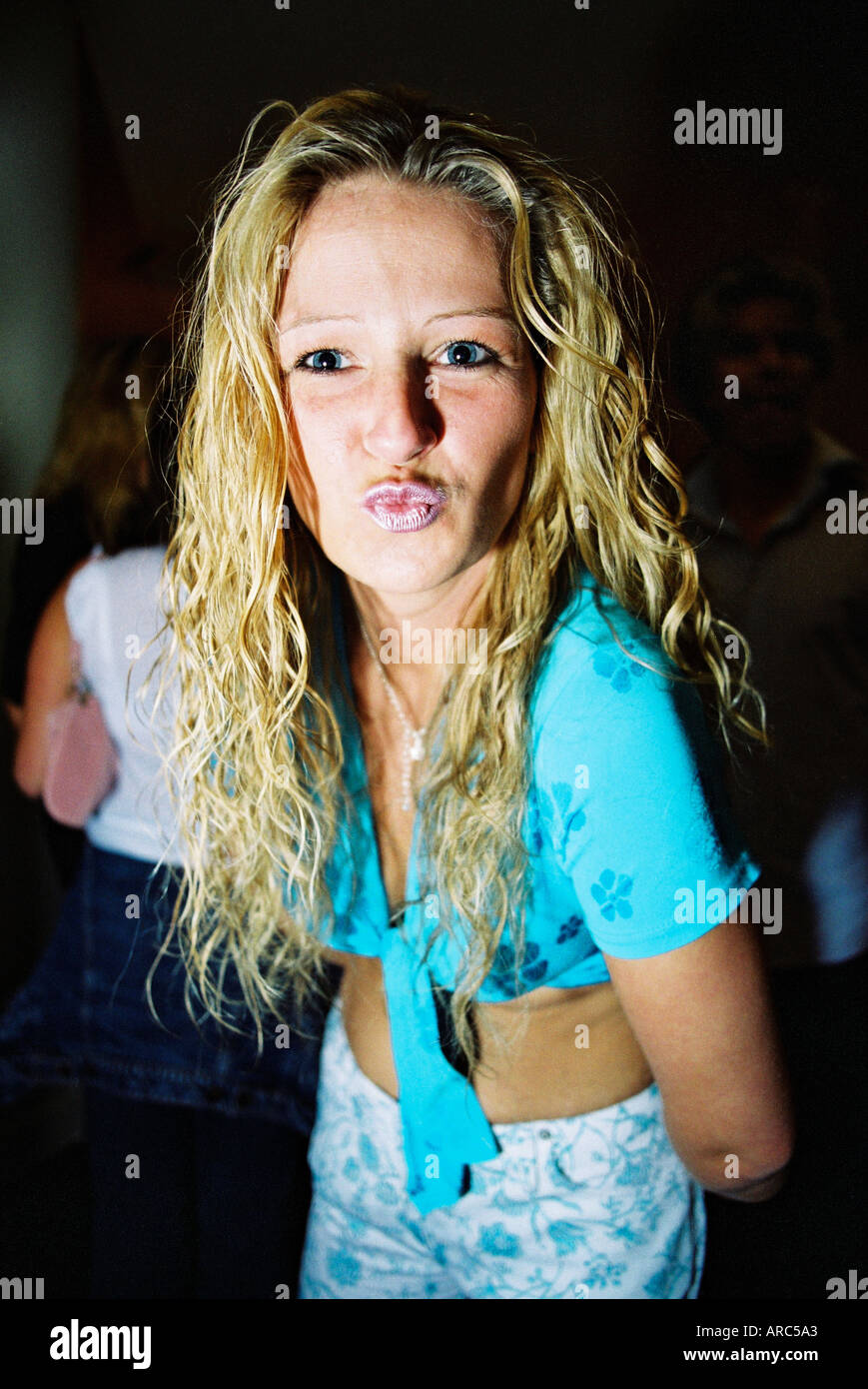 Portrait girl in nightclub hi-res stock photography and images - Alamy