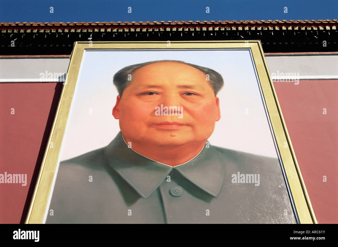 Portrait of Chairman Mao, Gate of Heavenly Peace (Tiananmen), Tiananmen ...
