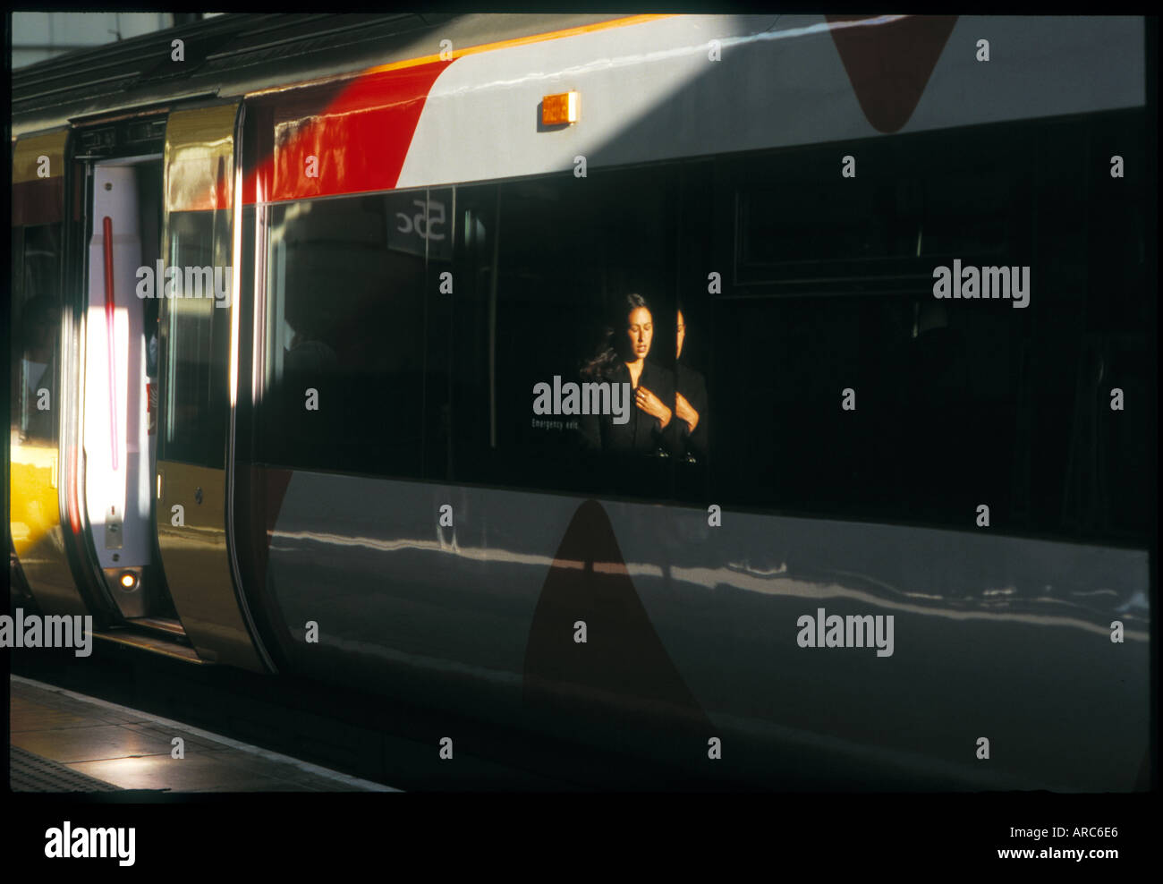 LEEDS railway train Stock Photo - Alamy