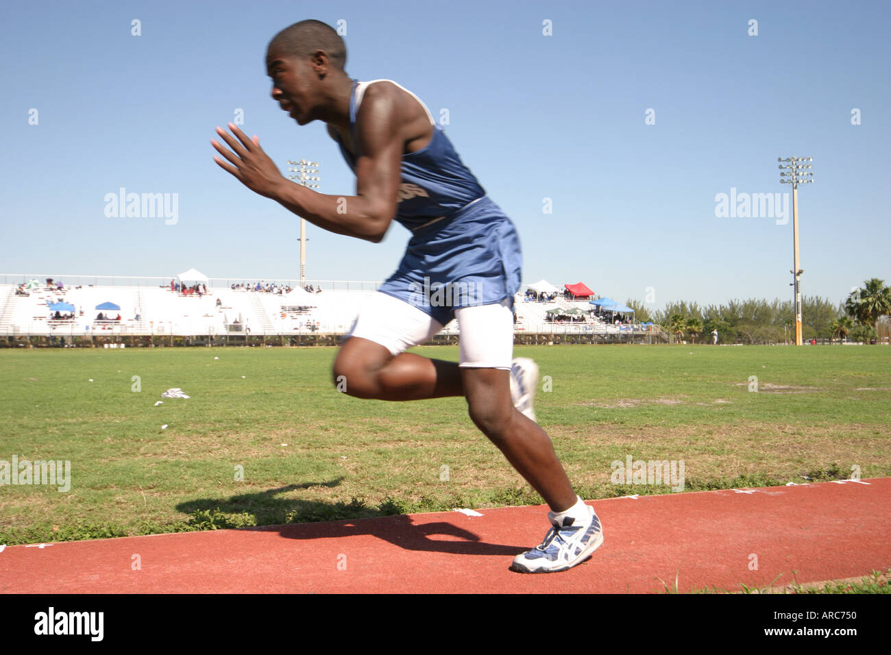 African american boy running track hi-res stock photography and images ...